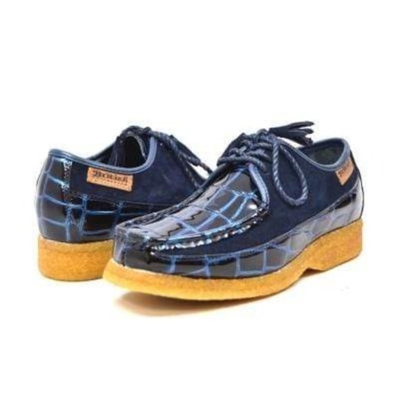 British Walkers | Shoes | British Walkers Crown Croc Mens Navy Blue ...